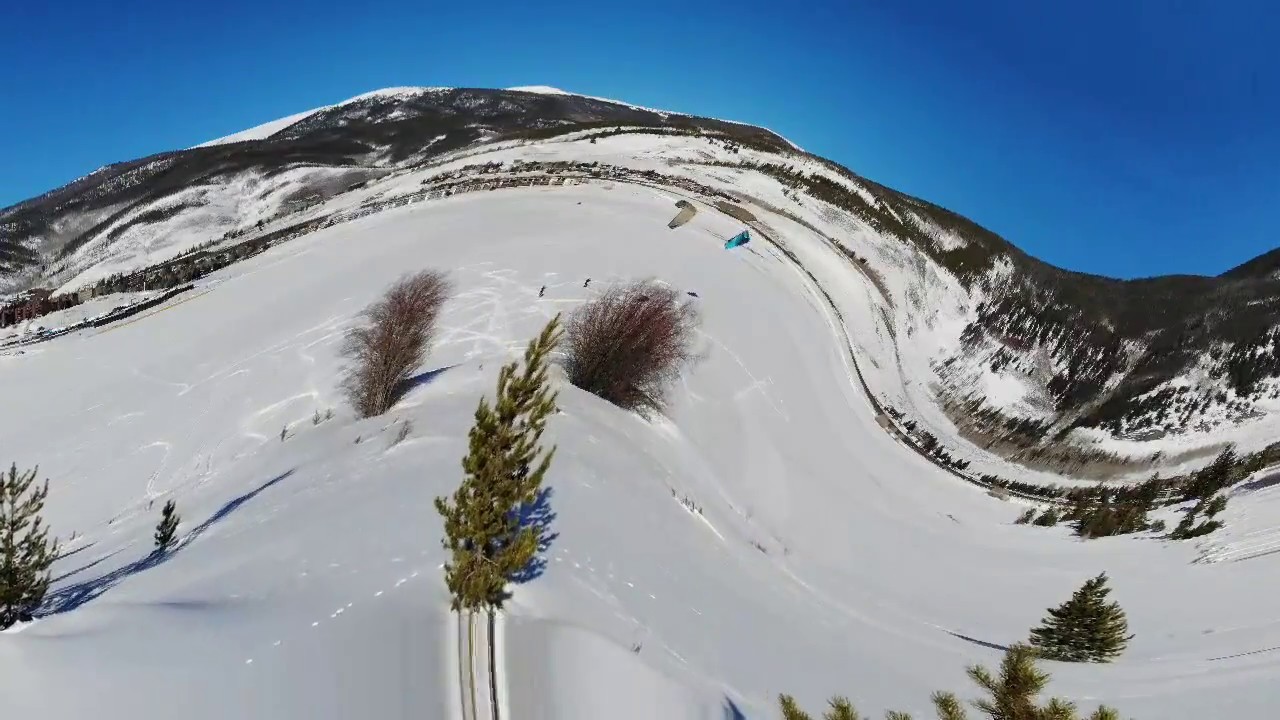 Snowkiting Dillon reservoir, Colorado. Crashed DJI Mavic Air drone ...