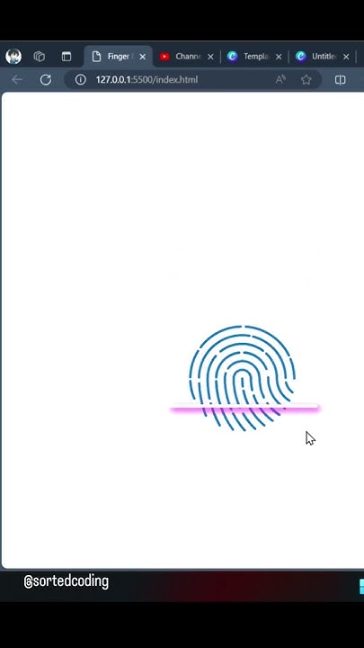 Mind-Blowing Fingerprint Animation using ONLY HTML & CSS! - YouTube