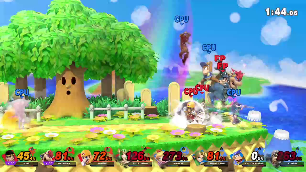 Super Smash Bros Ultimate 8 player smash - YouTube