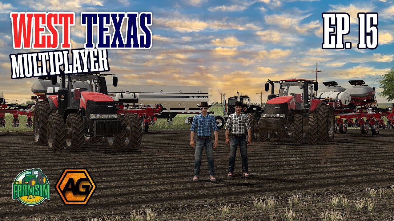 A big day of planting! - West Texas Multiplayer - Episode 15 - FS19 ...