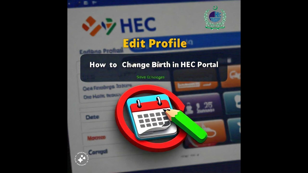 How do I change the date of birth in the HEC portal online? #edit - YouTube