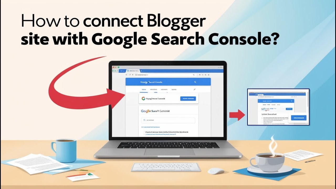 How to Connect Blogger Site with Google Search Console - YouTube