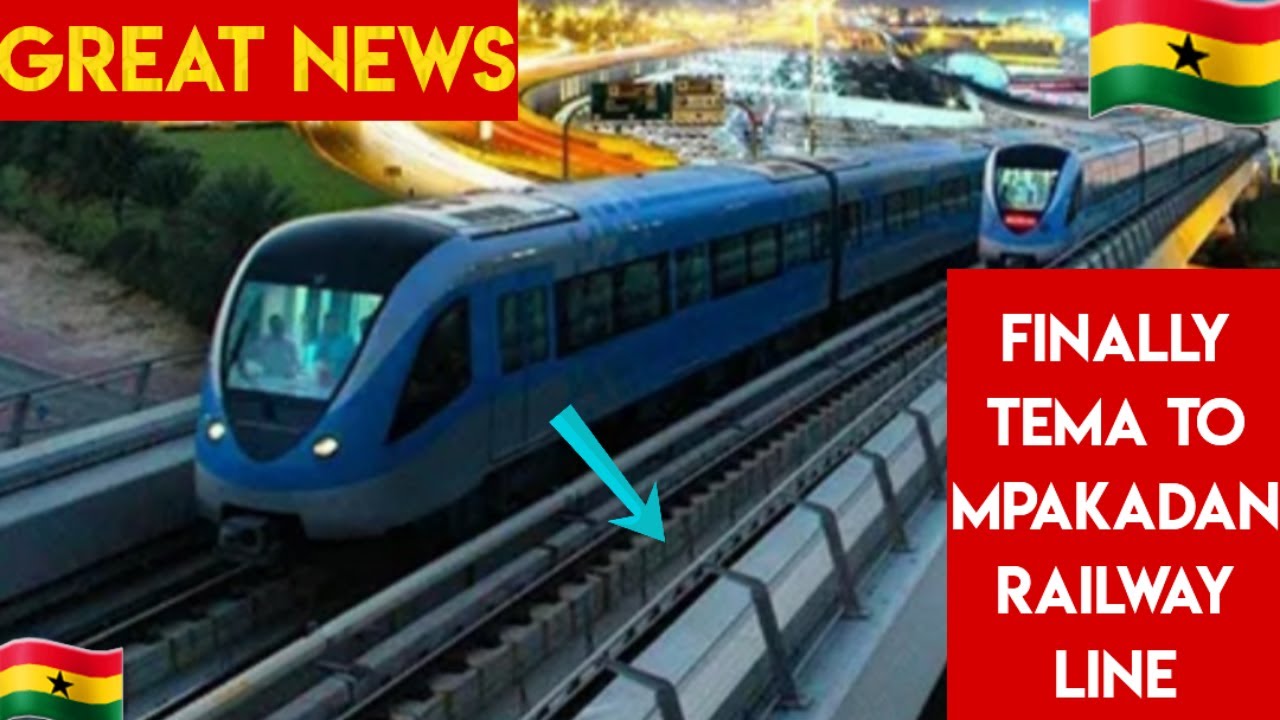 The Tema to Mpakadan Railway line construction project in Ghana 🇬🇭 is ...