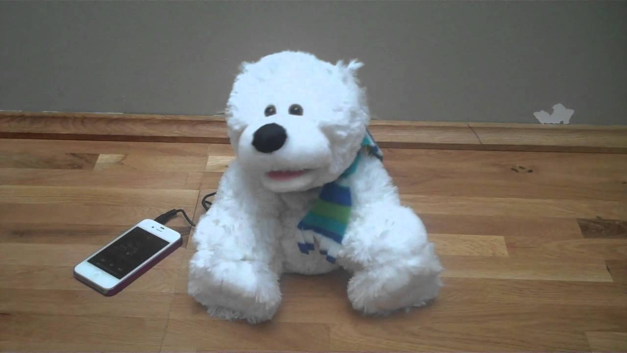 Kuchi-Paku Polar Bear Animal Speaker - YouTube