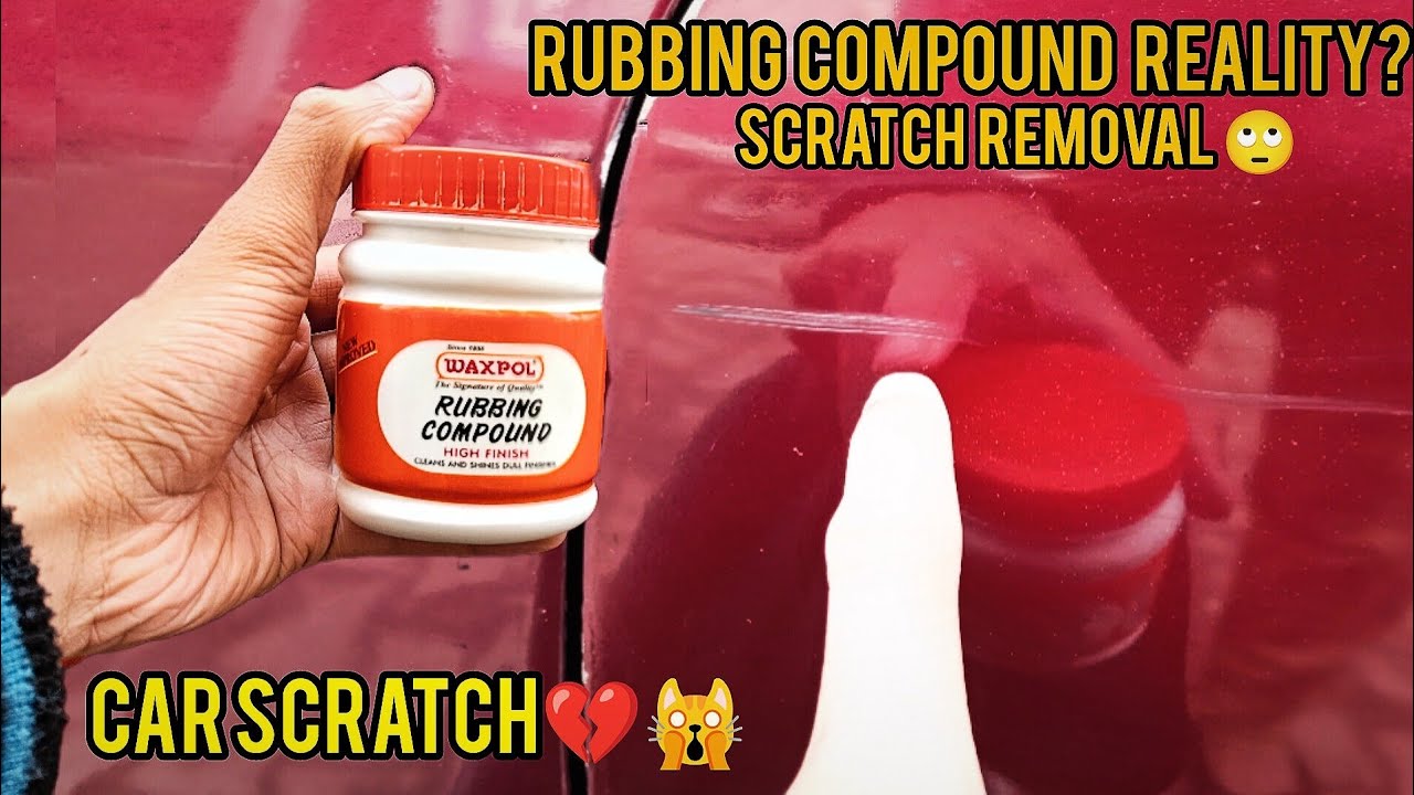 Car Scratch गायब? Reality Of Rubbing Compound 🫢|Scratch Removal Of Car ...