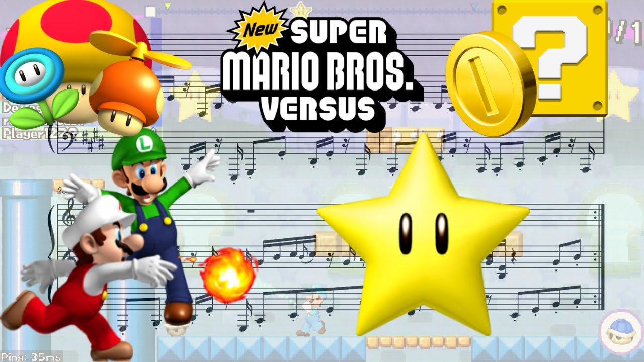 New Super Mario Bros. Versus - VS: Bonus [Piano Recreation] - YouTube