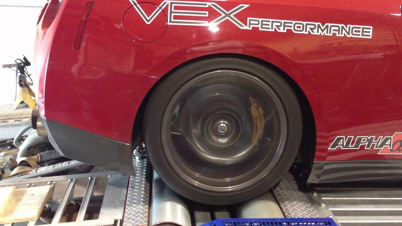 VEX Performance R35 with AMS Alpha 9 + on the dyno - YouTube