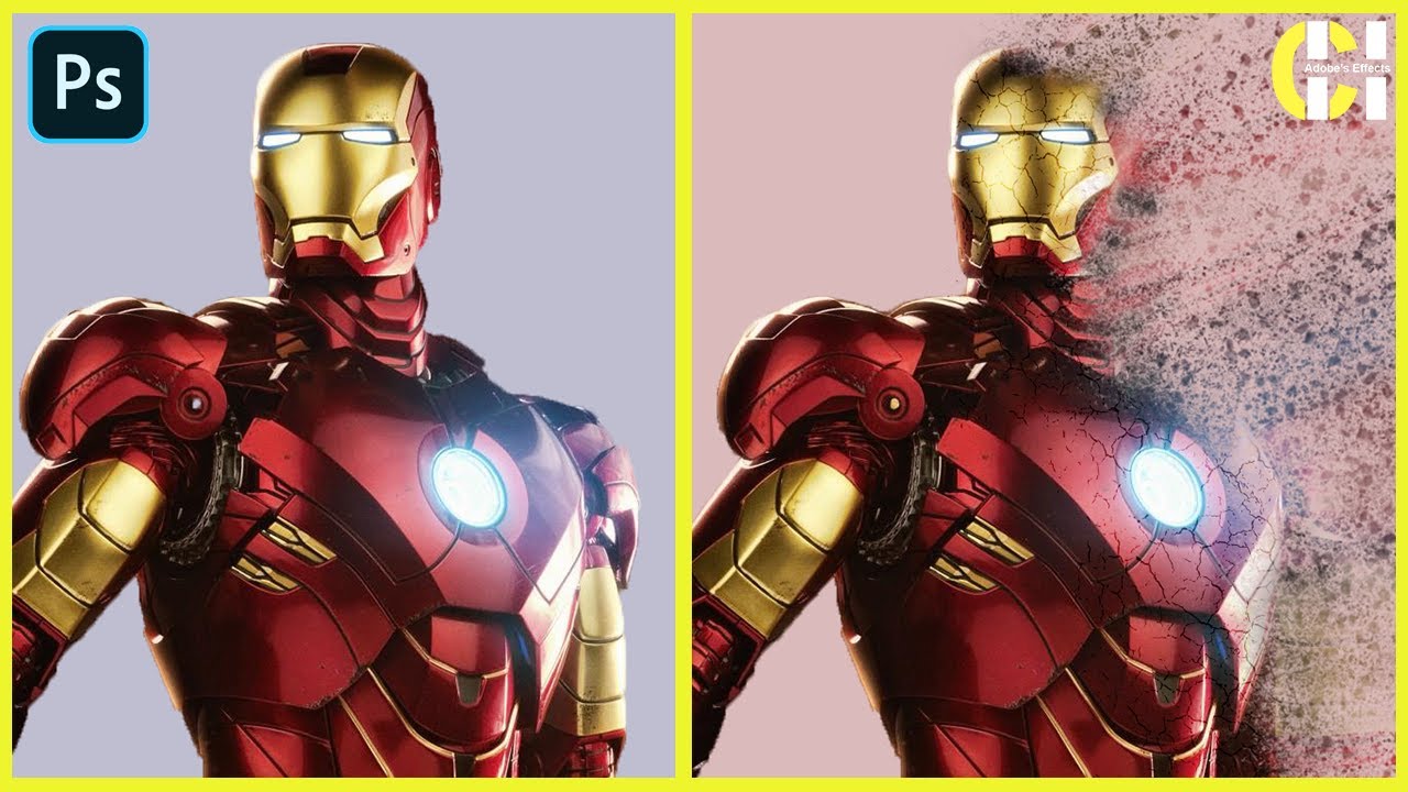 Hướng dẫn hiệu ứng tan rã (tan biến) | Disintegration effect Photoshop ...