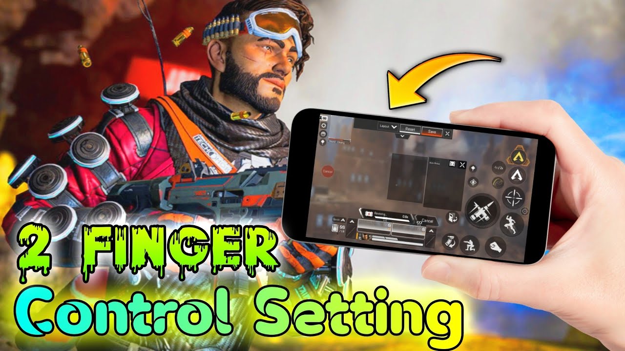 Apex Legends Mobile 2 Finger Controls Setting | How To Set 2 Finger ...