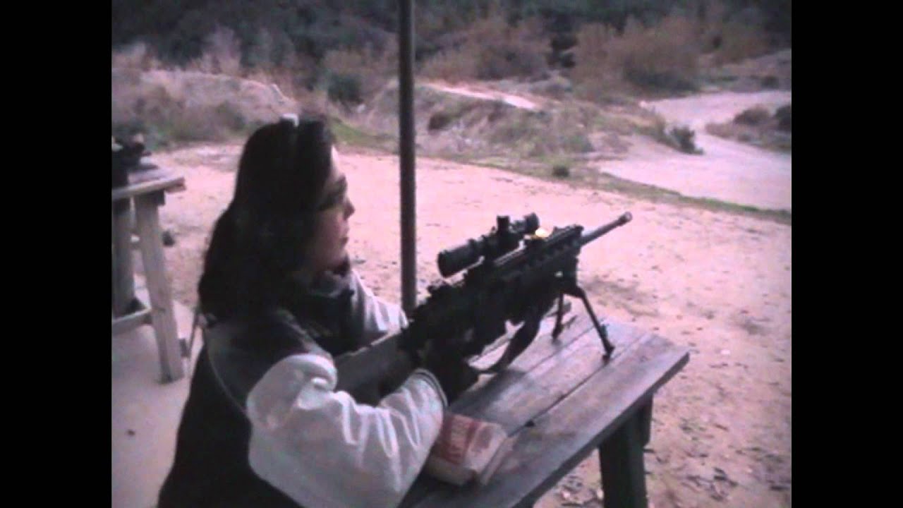 Jamie shooting 1-6x24 CRS - YouTube