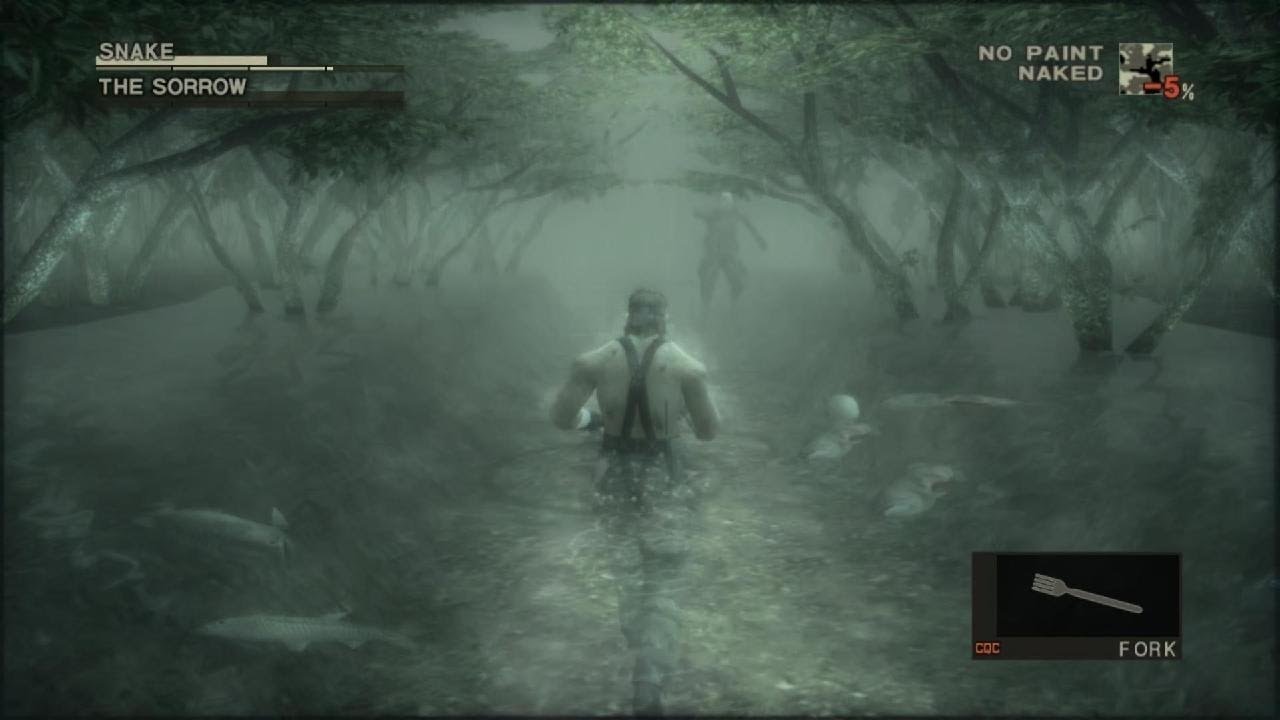 METAL GEAR SOLID 3: Snake Eater - The Sorrow Boss Fight - YouTube