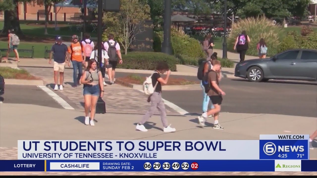 UT students going behind-the-scene at 2025 Super Bowl - YouTube