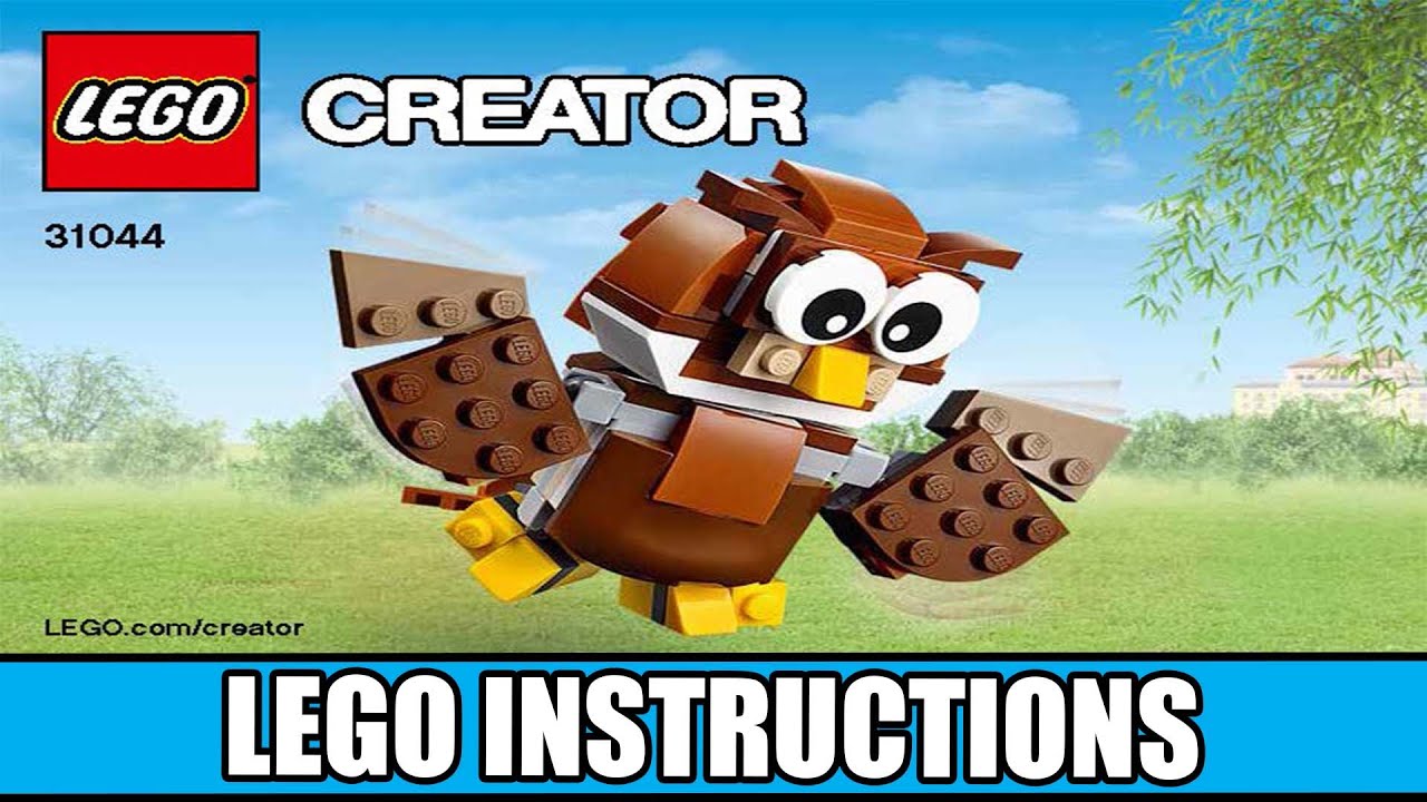 LEGO Instructions | Creator | 31044 | Park Animals (Book 3) - YouTube