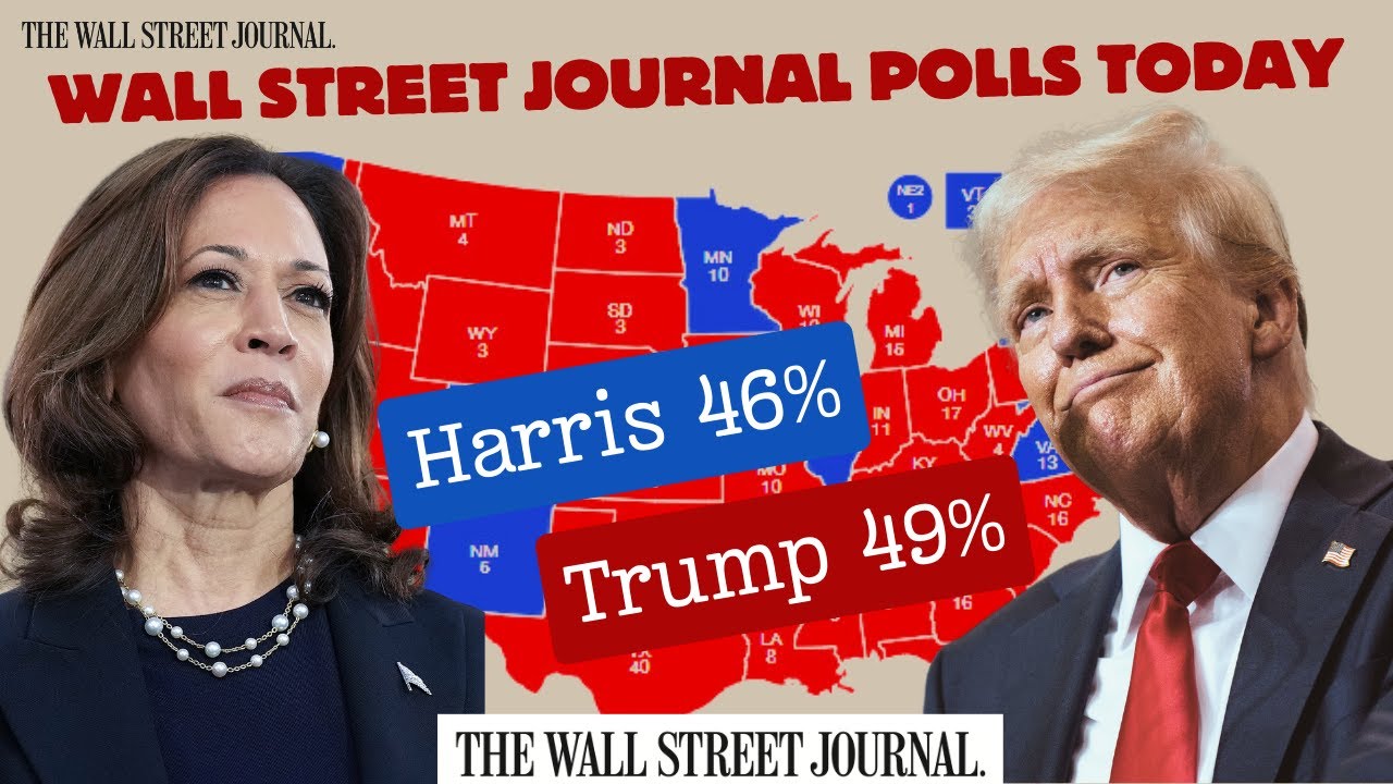 Wall Street Journal Polls Today | Polls Trump vs Harris | Trump Harris ...