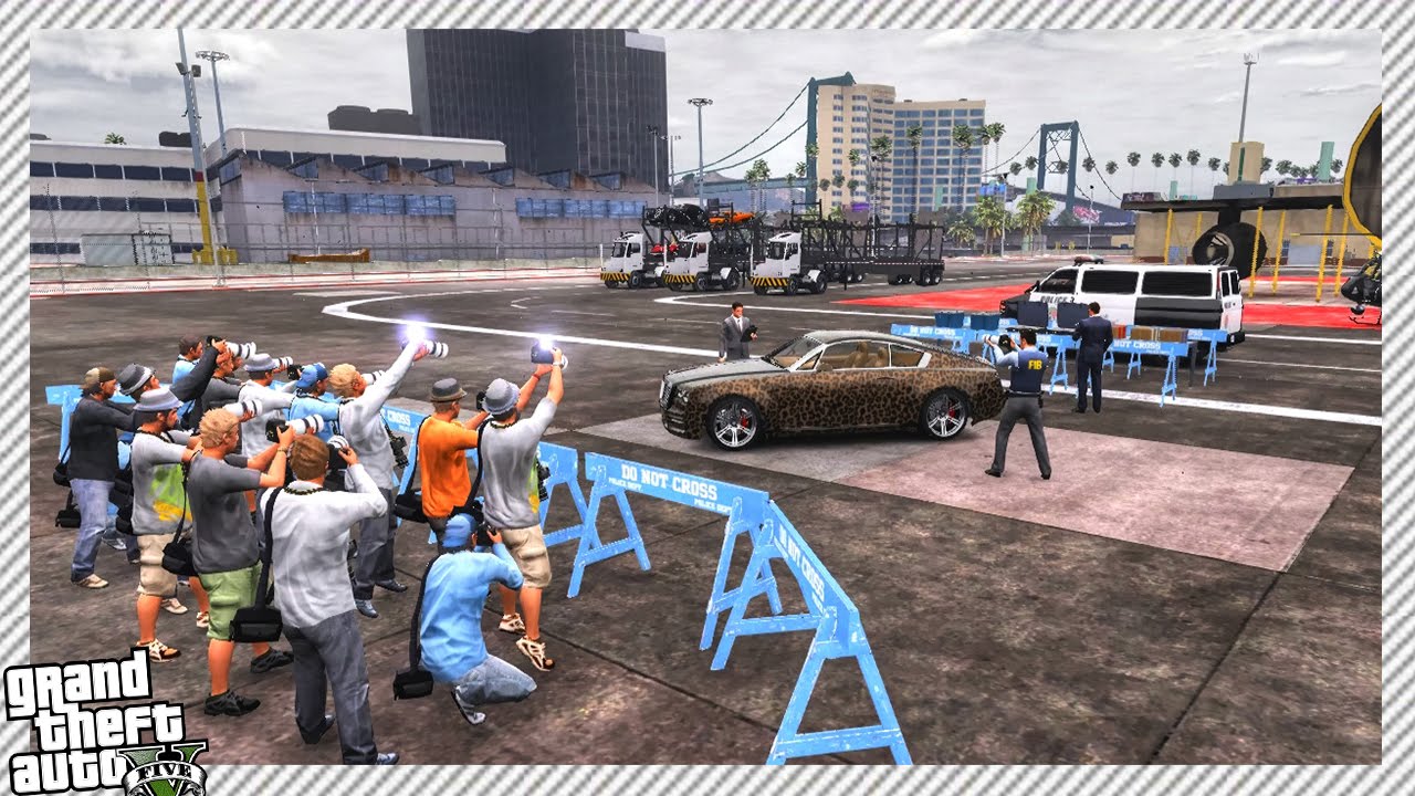 Police Raid Car Auction - GTA 5 MOD - YouTube