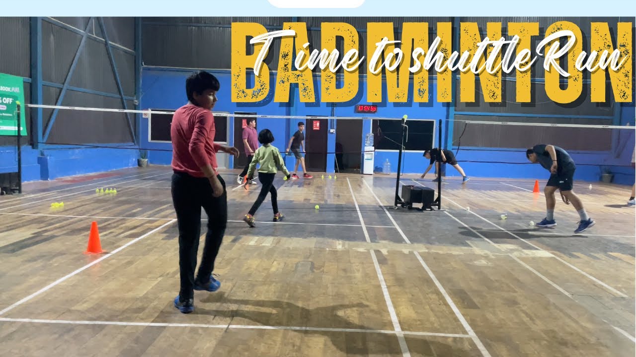 BADMINTON SHUTTLE RUN FOR NEW PLAYERS | DAILY VLOG | VLOGGING # ...