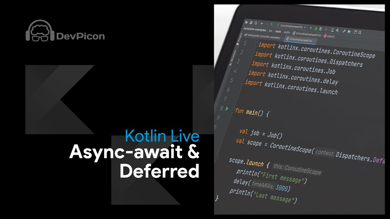 Coroutines Asyncawait And Deferred Kotlin Live Youtube 7661