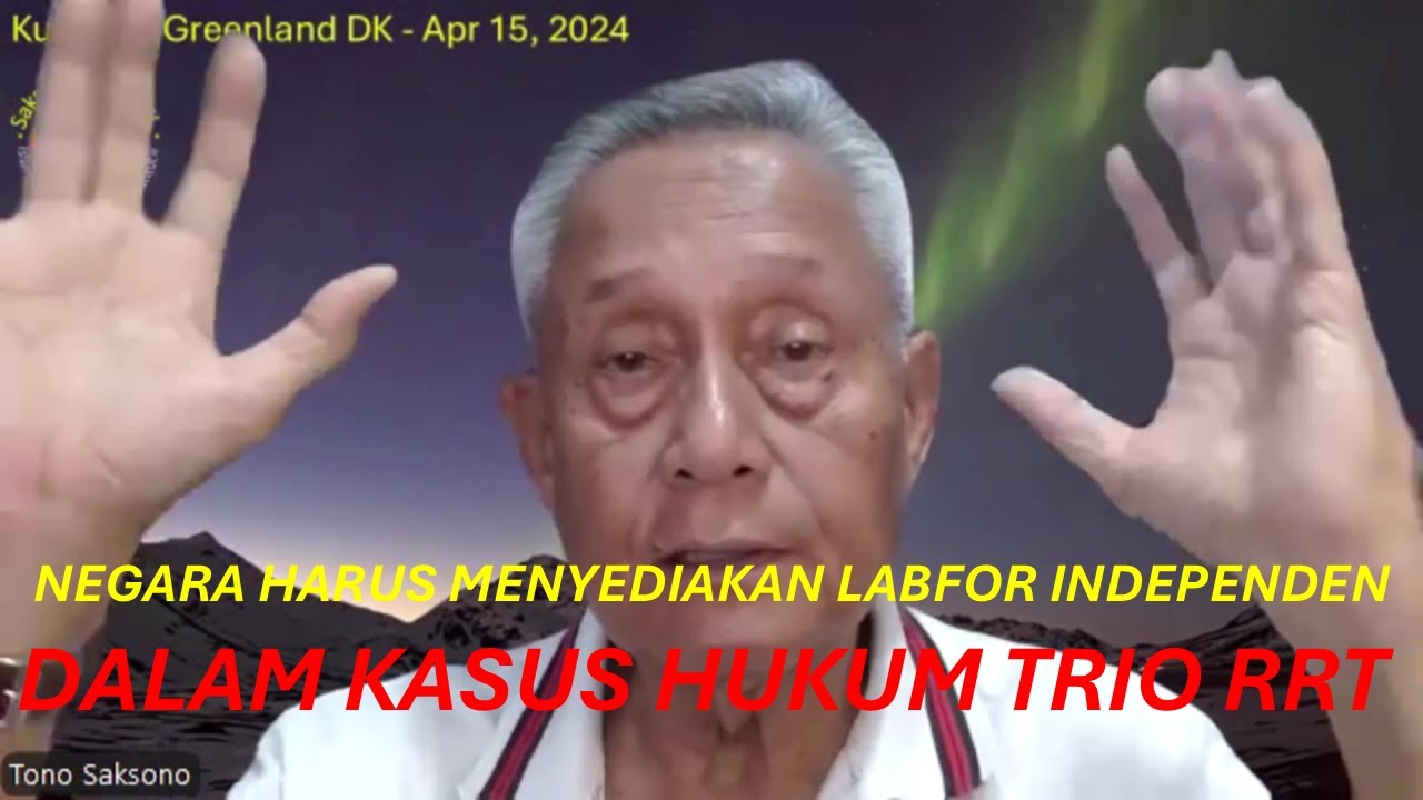 V#186 - HARUS ADA LABFOR INDEPENDEN DALAM KASUS HUKUM TRIO RRT - YouTube