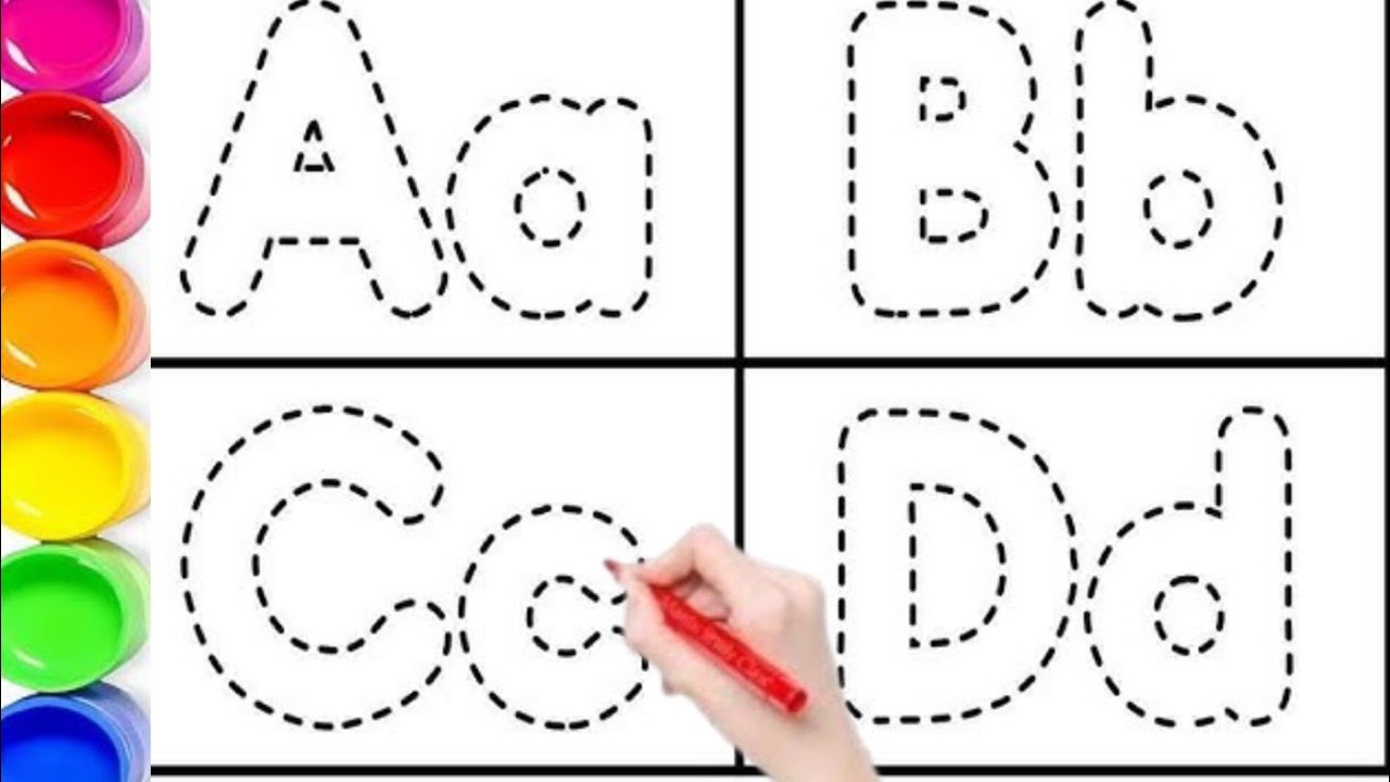 Alphabet learning Uppercase and lower case alphabet 🔤| writing ...