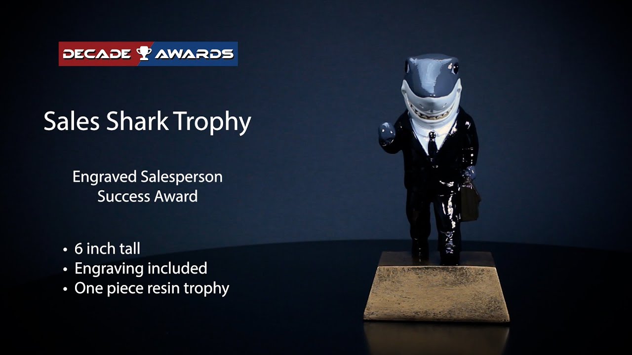 360 View - CM-99060 Sales Shark Trophy by Decade Awards - YouTube