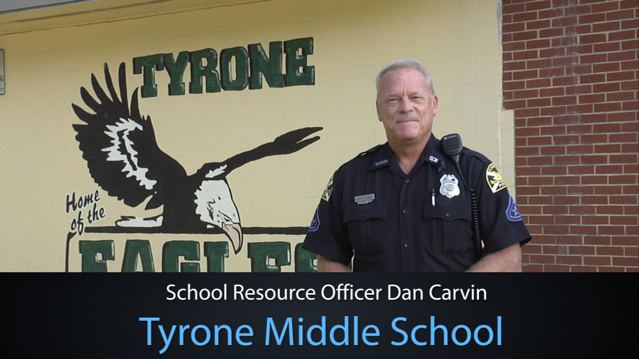 Meet Tyrone Middle's Resource Officer Dan Carvin - YouTube