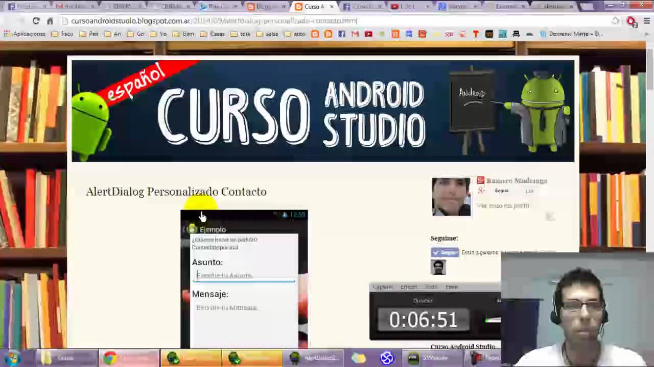 Curso Android Studio - AlertDialog Personalizado Contacto - YouTube