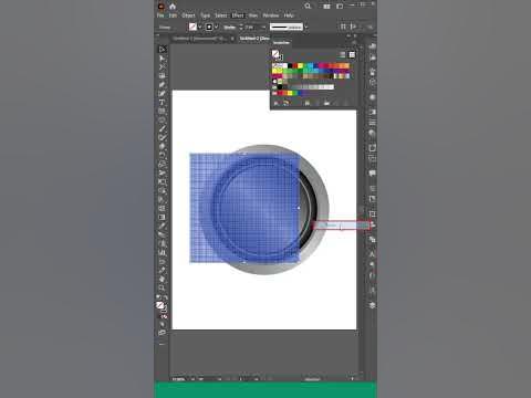 How to use Rectangular Grid Tool in Illustrator #tutorial #shorts - YouTube