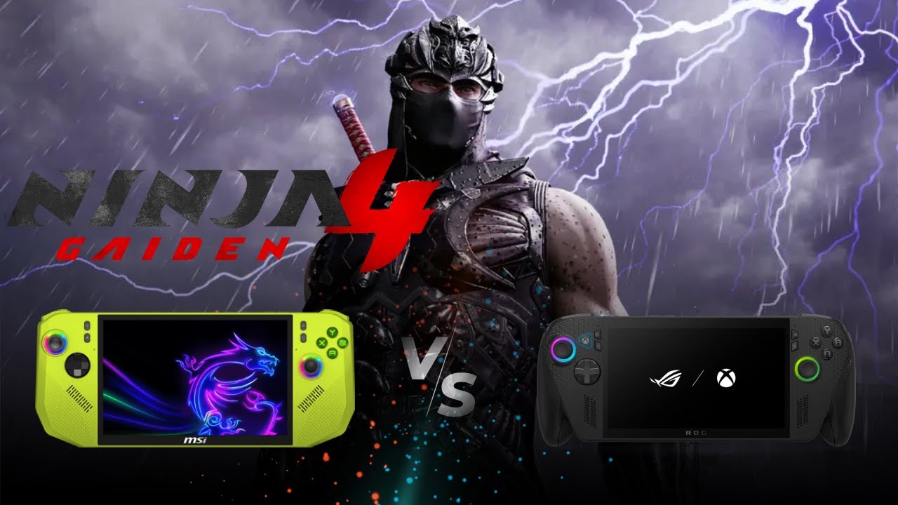MSI Claw A8 vs ROG Xbox Ally X | Ninja Gaiden 4 FSR Performance ...