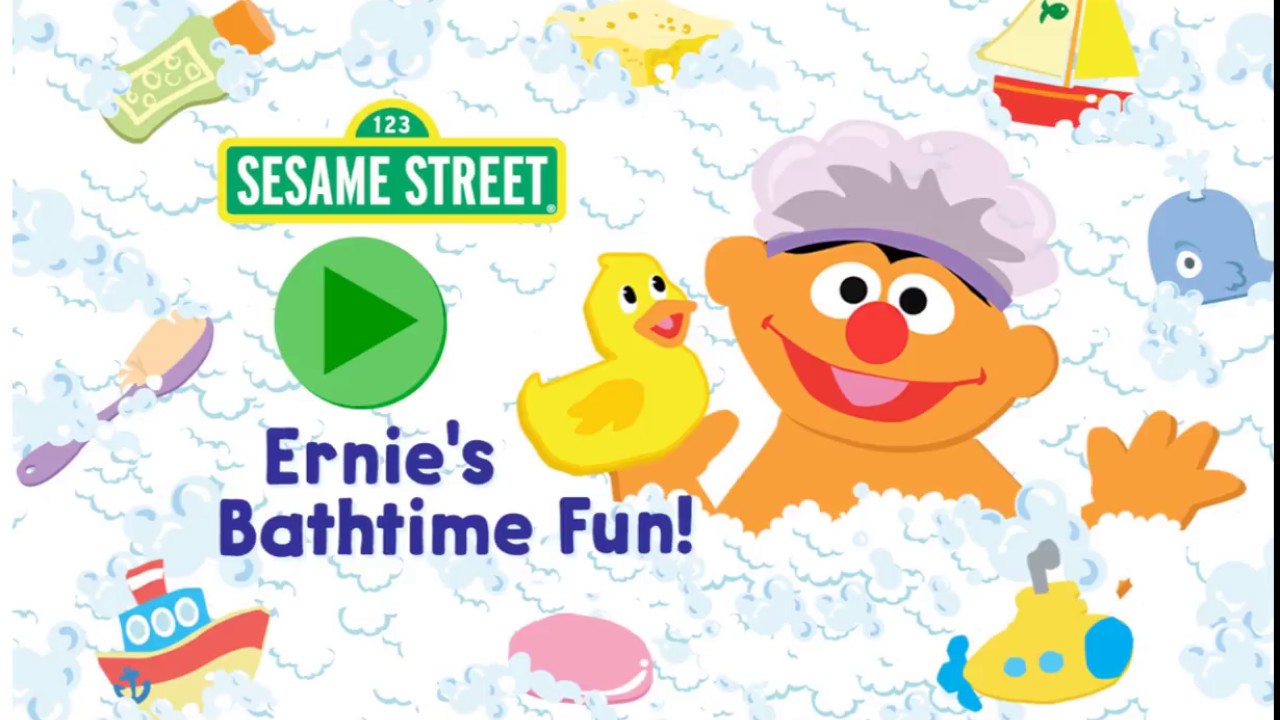 Sesame Street: Ernie's Bathtime Fun - YouTube