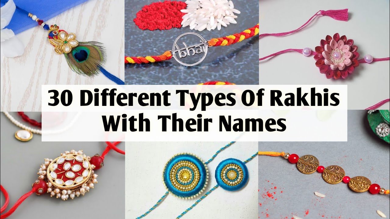 30 Different Types Of Rakhi With Names | Types Of Rakhi | Rakhi With ...