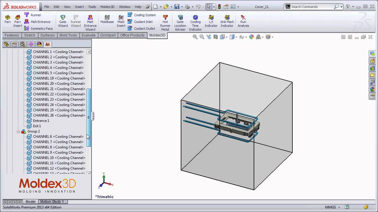 Moldex3D eDesignSYNC for SOLIDWORKS Tutorial_General Operations - YouTube