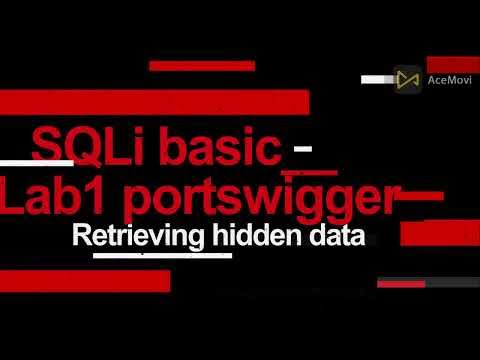 00-SQL injection basic | portswigger lab | Retrieving hidden data - YouTube