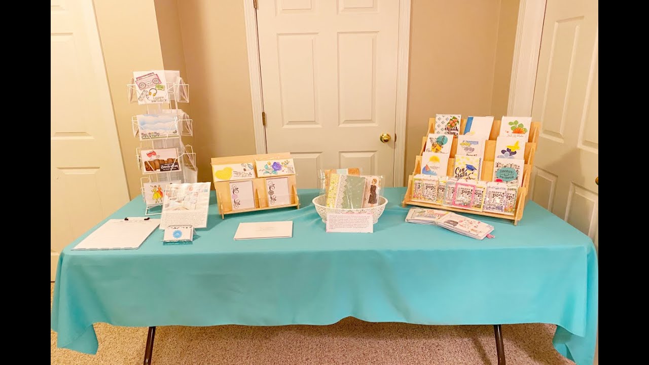 Craft Show Prep: My Table Set Up - YouTube