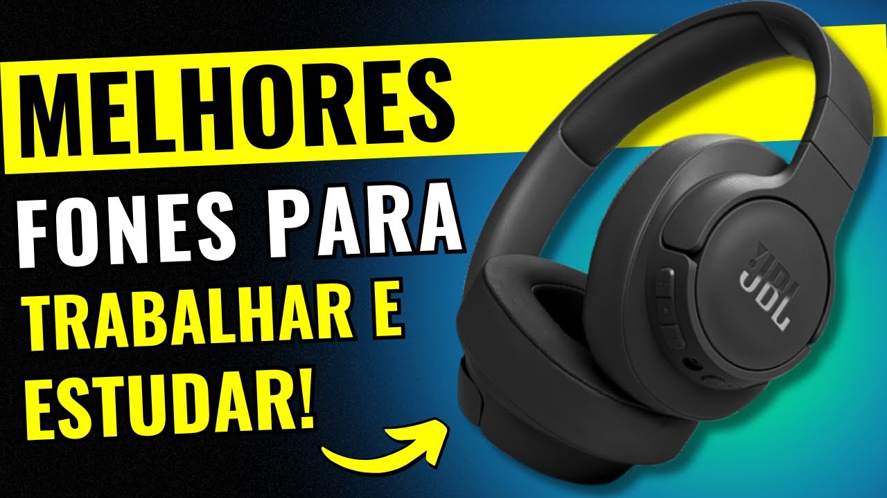 TOP 4 MELHORES FONES DE OUVIDO para ESTUDAR e TRABALHAR - YouTube
