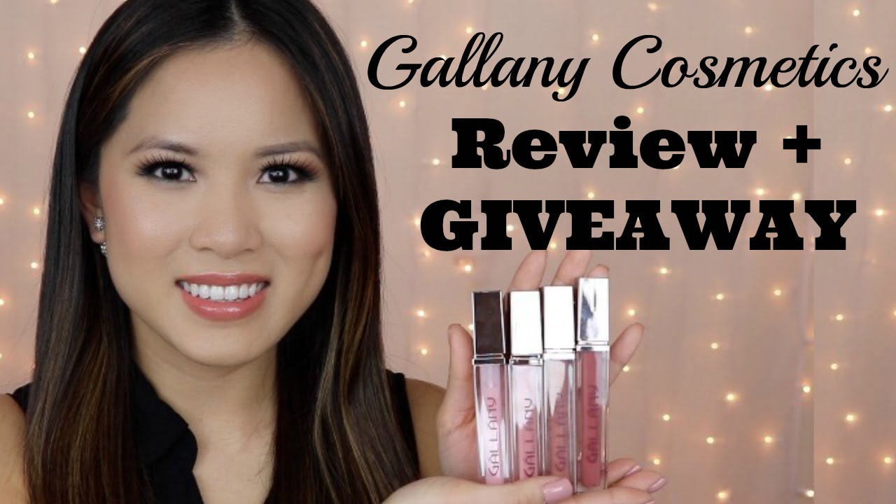 Gallany Cosmetics | Review + GIVEAWAY - YouTube