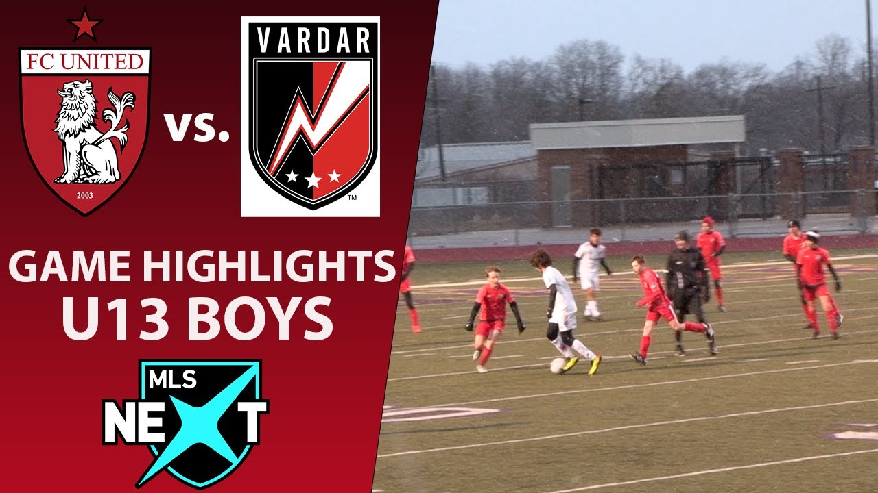 FC United vs Vardar - U13 MLS Next Game Highlights [2023] - YouTube