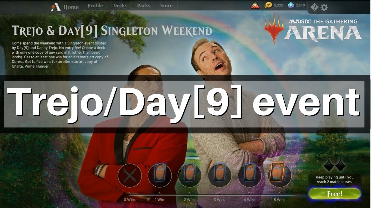 Danny Trejo & Day9 Valentines Event guide MTG Arena - YouTube