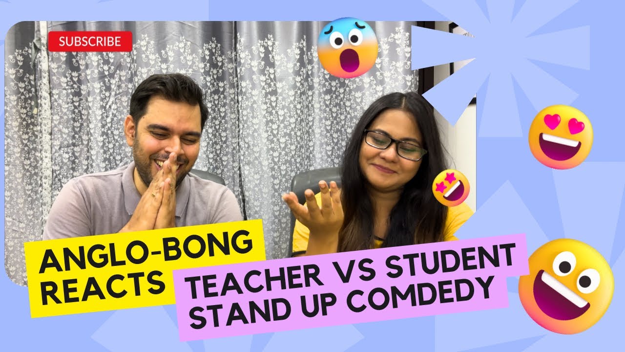 Anglo-Bong Reacts to Standup Comedy | Aashish Solanki | Teacher Vs ...