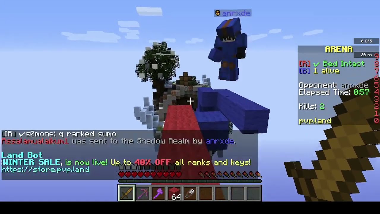 PVP.Land minigames with @anrxde - YouTube