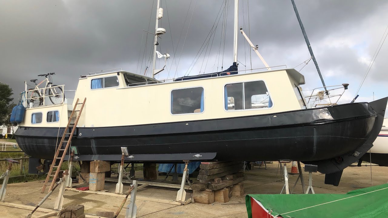 Live aboard Dutch Barge - YouTube