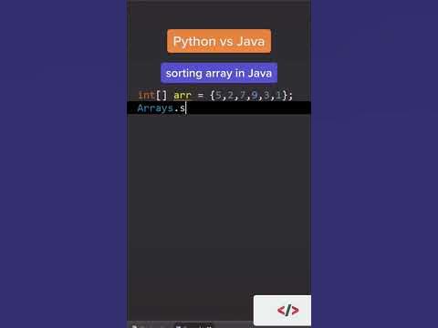 Sorting Showdown: Python vs. Java – Which Does It Better? 🔍🐍☕#java # ...