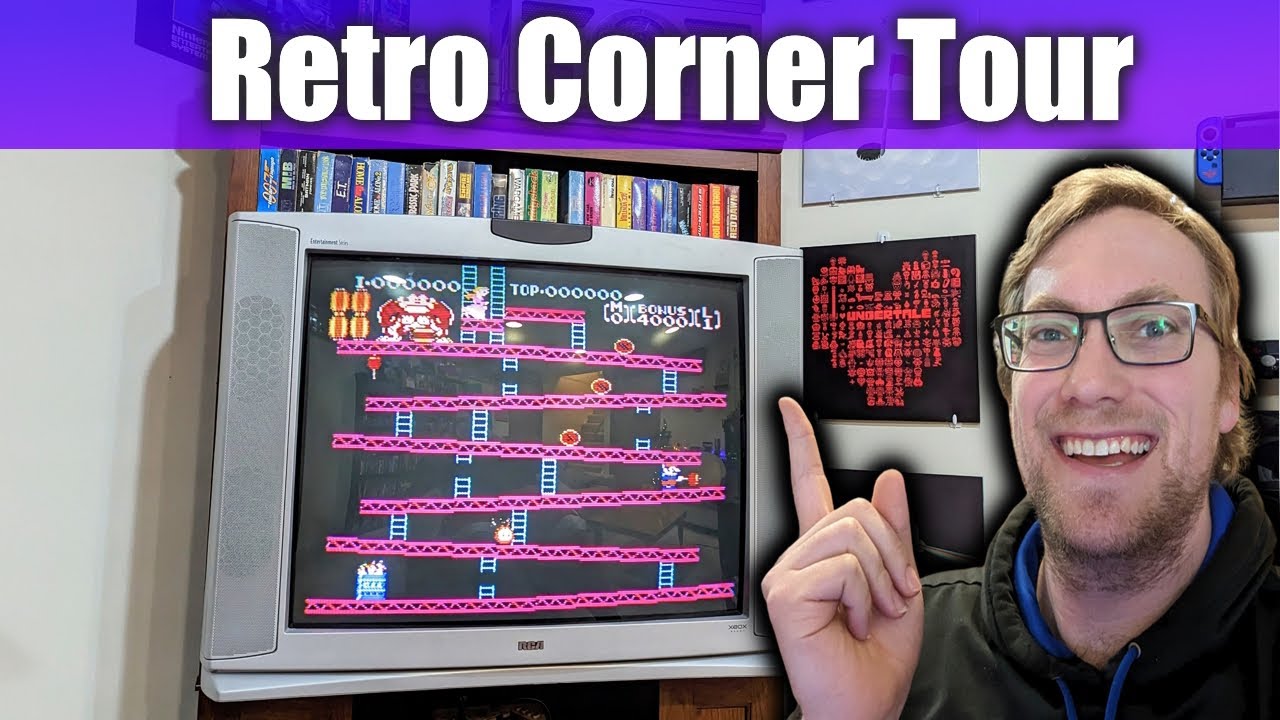 Retro Corner Tour 2023 (Video Games, VHS, Vinyl Records) - YouTube