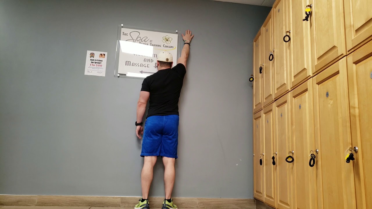 Hand wall walk with lift off - YouTube
