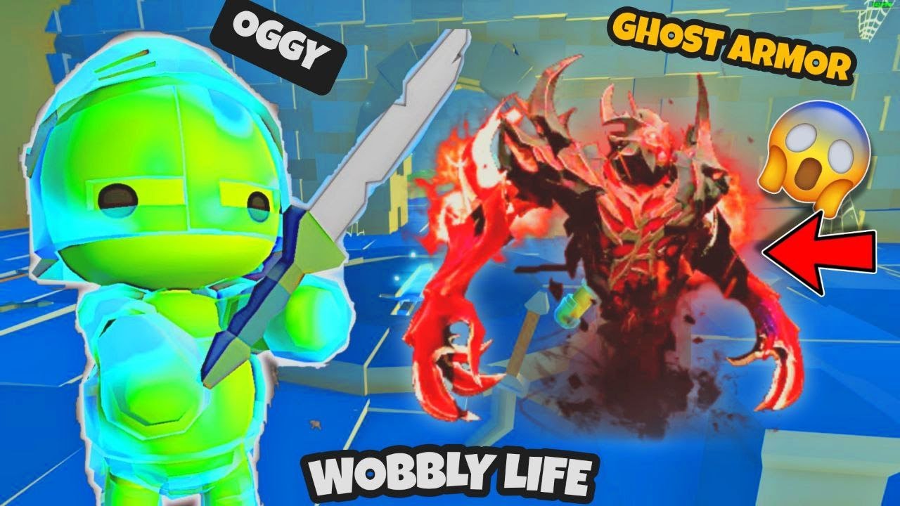 👻OGGY FOUND SECRET GHOST ARMOR IN WOBBLY LIFE! - YouTube
