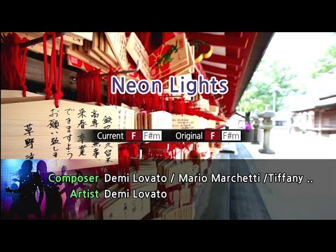 Neon Lights - Demi Lovato (Karaoke Version) - YouTube