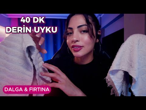 ASMR - 40 DK Derin Uyku 💤 Yakın Fısıltı (Fluffy Mic)