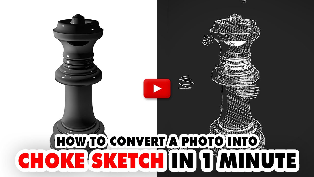 Choke Sketch Photoshop Action - Video Tutorial | Mesothelioma Attorney ...