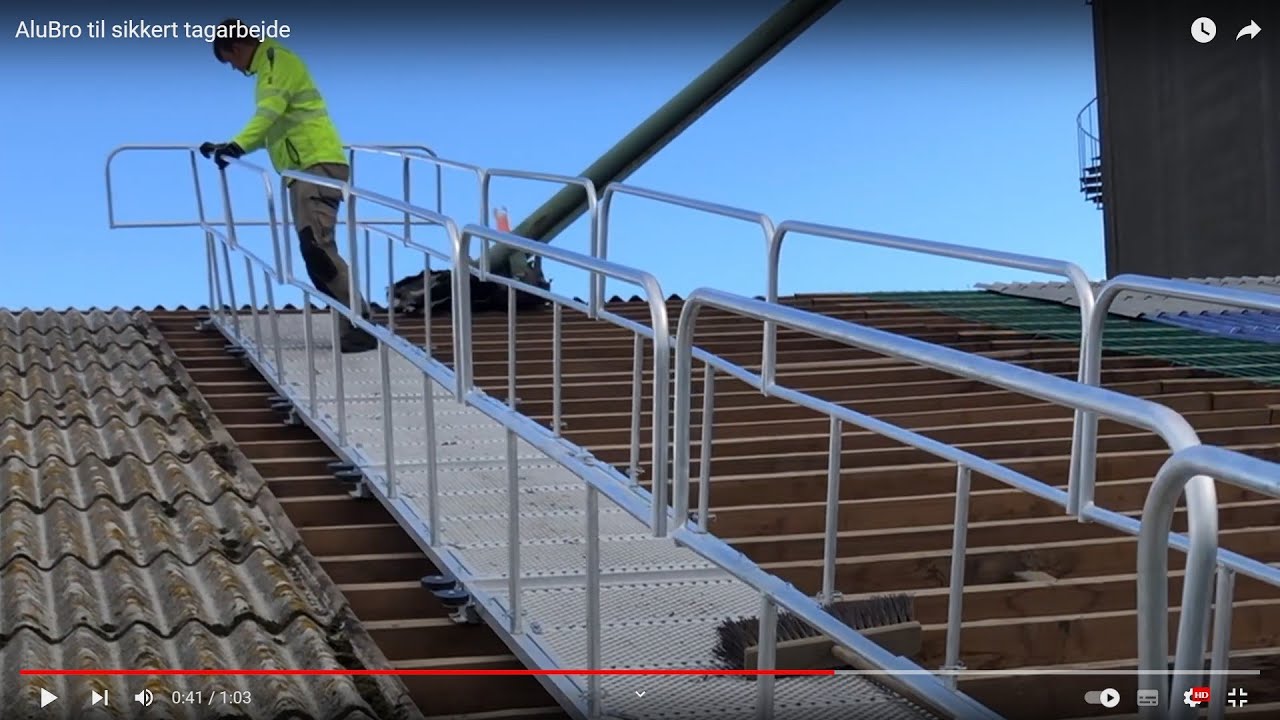 AluBro til sikkert tagarbejde - YouTube