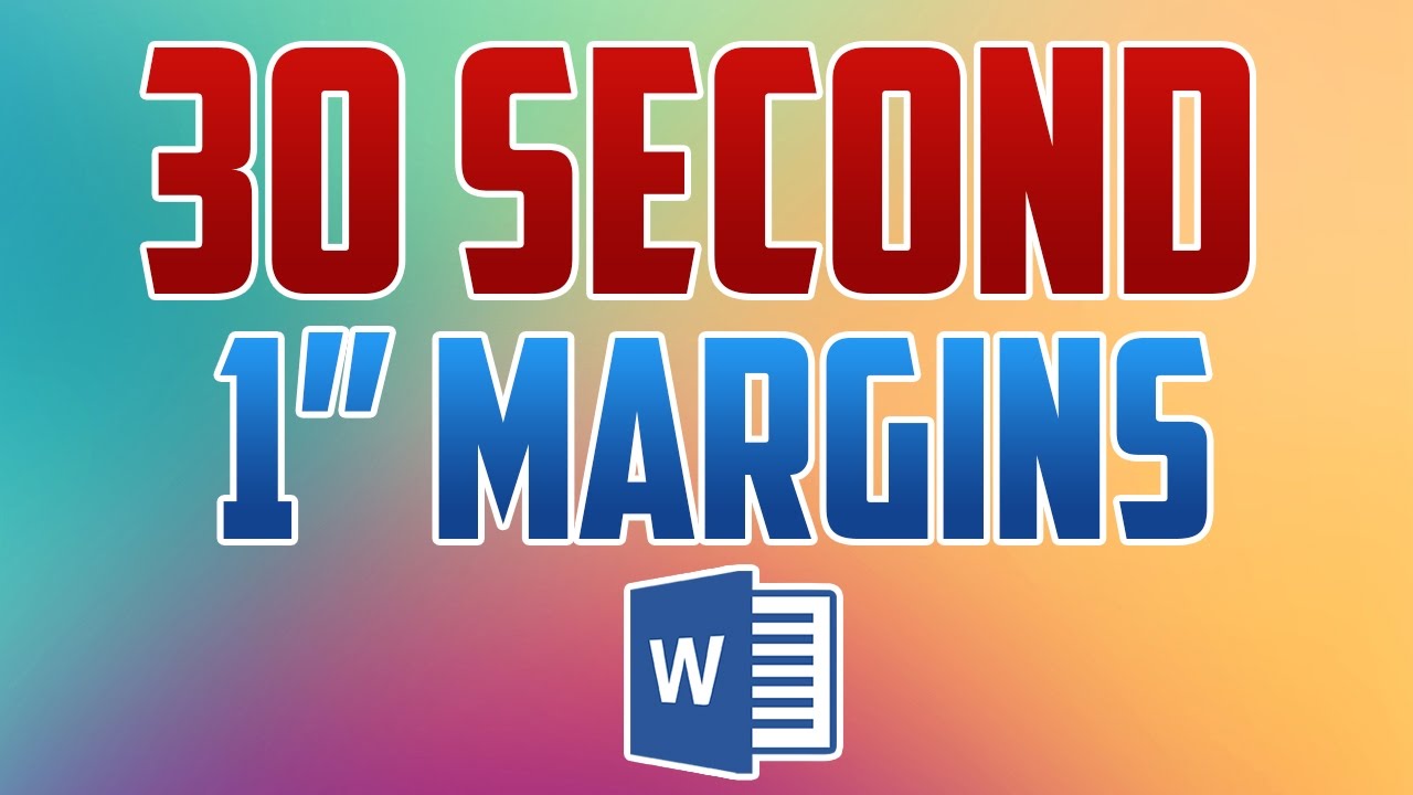 Word 2016 How To Set 1 Inch Margins YouTube word-2016-how-to-set-1-inch-margins-youtube