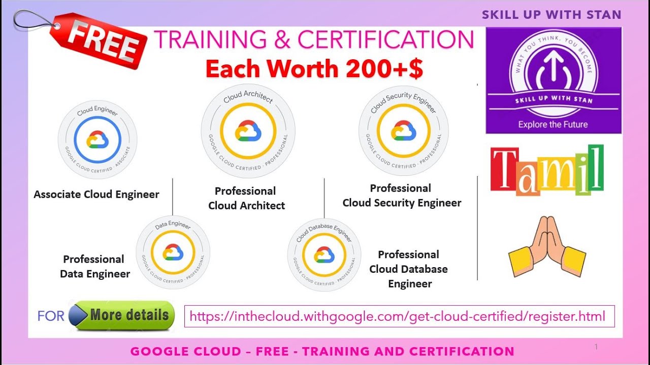 FREE - GOOGLE CLOUD TRAINING & CERTIFICATION #tamil #gcp #google # ...